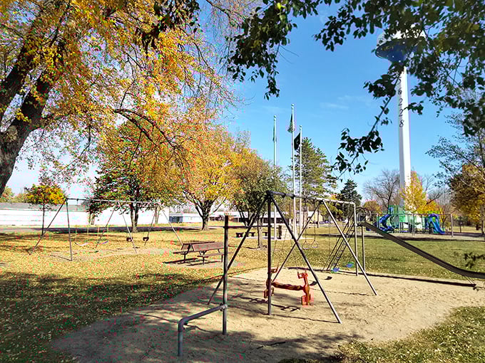 Cosmos City Park offers simple pleasures that somehow feel more meaningful here &ndash; swings that seem to reach for the stars and slides that bring you back to earth.