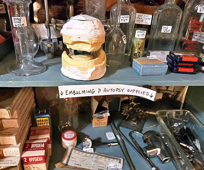 Victorian-era morticians would feel right at home with this collection of tools that walked the line between science and art.