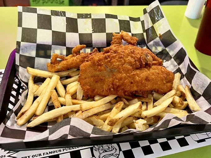 Sometimes simple is sublime: perfectly fried fish, a mountain of fries, and the knowledge that you're eating in Florida's oldest dining car&mdash;the whole package tastes better somehow.