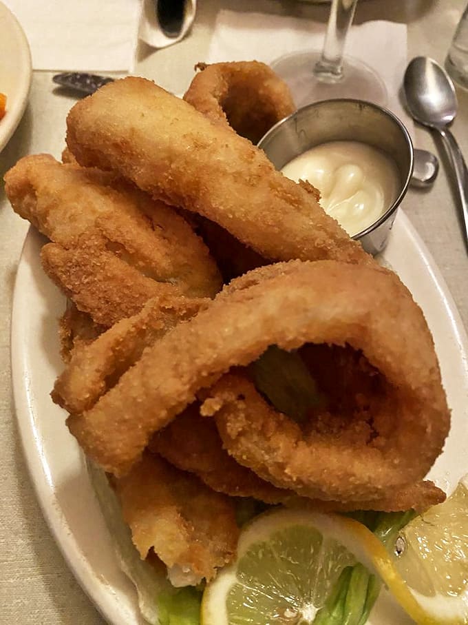 Light, crispy batter encasing flaky white fish that would make Friday fish fry enthusiasts weep with joy.