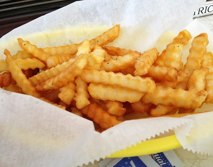 Fries: These aren't just side dishes; they're crispy, golden supporting actors that sometimes steal the show from the burger headliners.