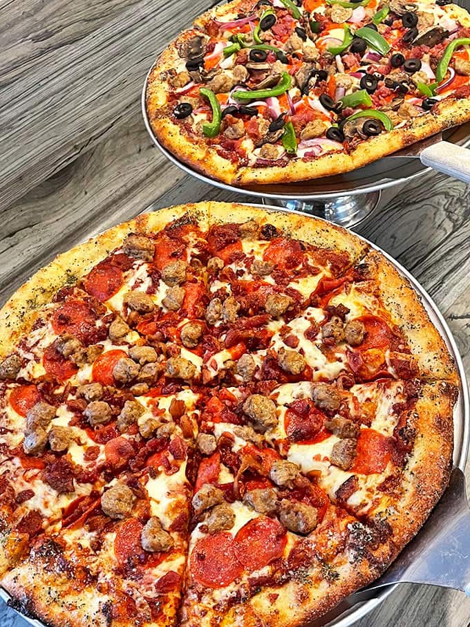 Pizza that would make an Italian grandmother nod in approval &ndash; the perfect savory prelude to sweet frozen delights.