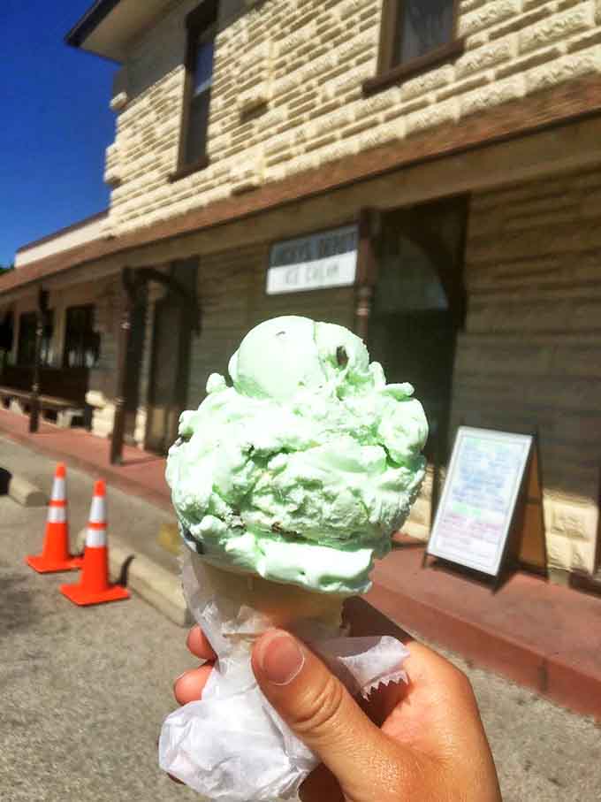 Junior Mint meets ice cream in a marriage so perfect you'll wonder why they bothered with separate careers for so long.
