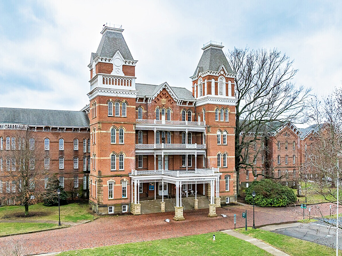 The imposing Kennedy Museum of Art, housed in a magnificent brick building, serves up cultural nourishment alongside Athens' more literal feasts.