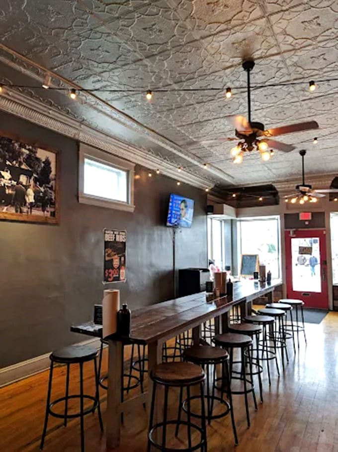 Where strangers become friends over brisket and beer, sharing that universal language of "mmm" and knowing nods.