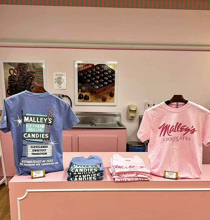 Wear your chocolate love proudly! Malley's merchandise lets fans carry a piece of this sweet institution wherever they go.