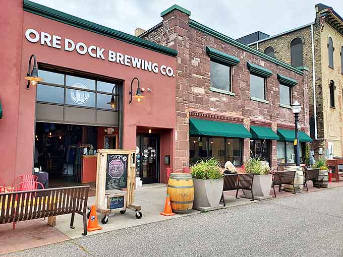 Ore Dock Brewing Company pours liquid tributes to Marquette's industrial past, where every sip connects you to local heritage.