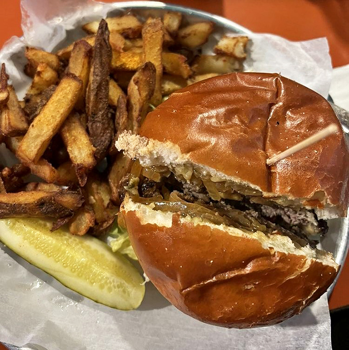 A glimpse of the merchandise area&mdash;because after conquering a Thurman burger, you'll want the t-shirt to prove your achievement.
