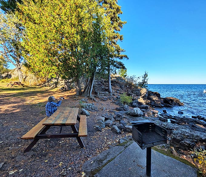 Lakeside dining at its finest &ndash; this picnic spot offers million-dollar views without the hefty price tag.