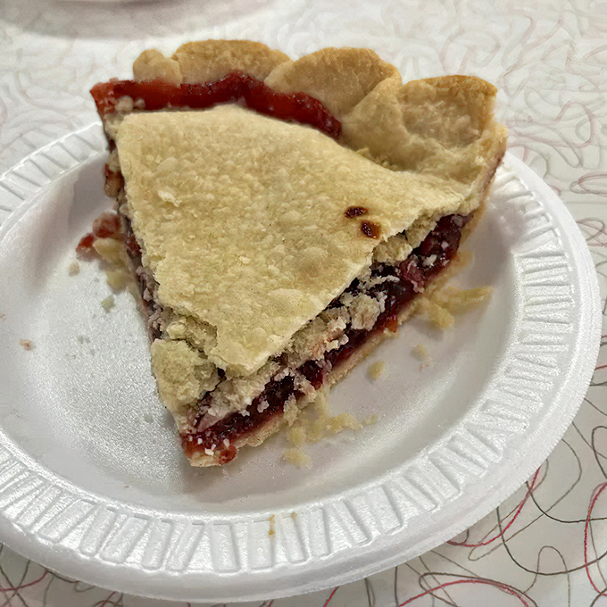 Cherry pie that strikes that perfect balance between sweet and tart, nestled in a flaky homemade crust.