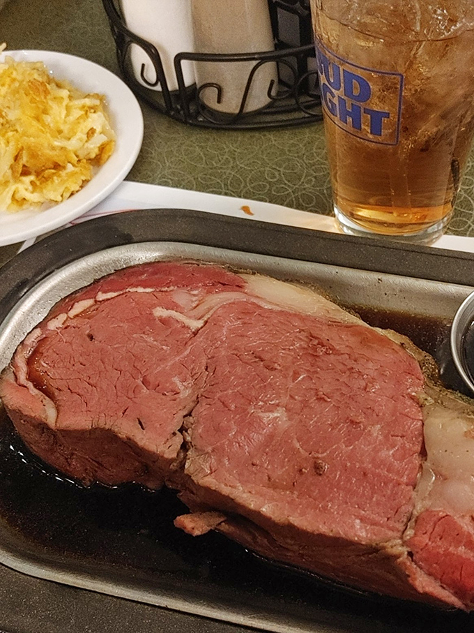 When your prime rib arrives with a side of hash browns, you know you've found the heart of Wisconsin's comfort food paradise.