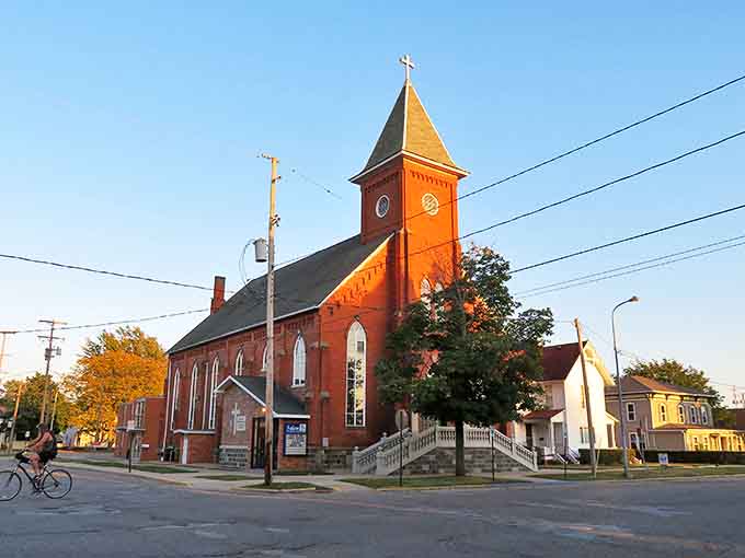 Salem Lutheran Church: That brick fa&ccedil;ade has witnessed generations of prayers, weddings, and community gatherings &ndash; spiritual architecture at its finest.