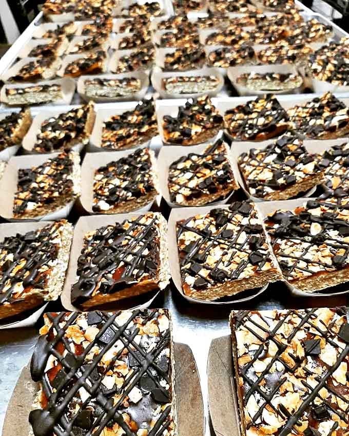 S'mores brownie bars: Campfire nostalgia gets a gourmet upgrade with these layered beauties that deliver childhood memories without the mosquito bites.