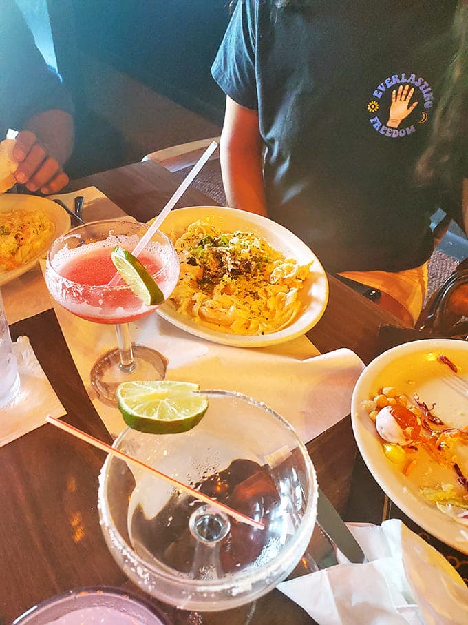 Comfort food elevated to art form, with perfectly al dente pasta swimming in a sauce that's rich without being heavy.