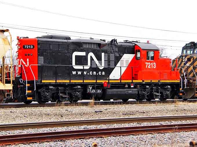 The CN locomotive connects Richton Park to distant places while reminding locals they've chosen the perfect spot to stay put.