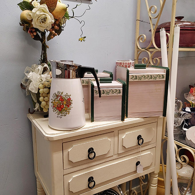 This elegant white dresser isn't just furniture&mdash;it's a time capsule waiting for its next chapter in someone's home.