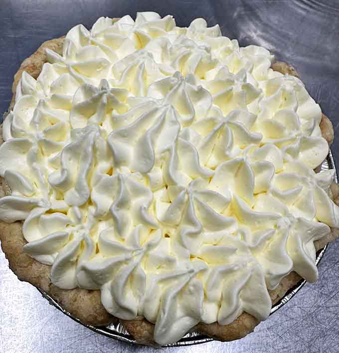 This banana cream pie isn't messing around&mdash;it's a serious commitment to creamy, dreamy banana bliss topped with pillowy whipped cream.
