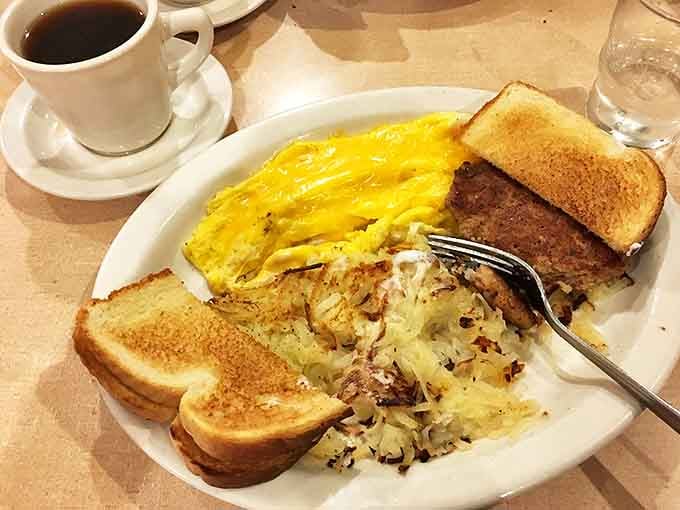 Every breakfast plate tells a story of care and consistency, with eggs cooked by someone who clearly respects them.