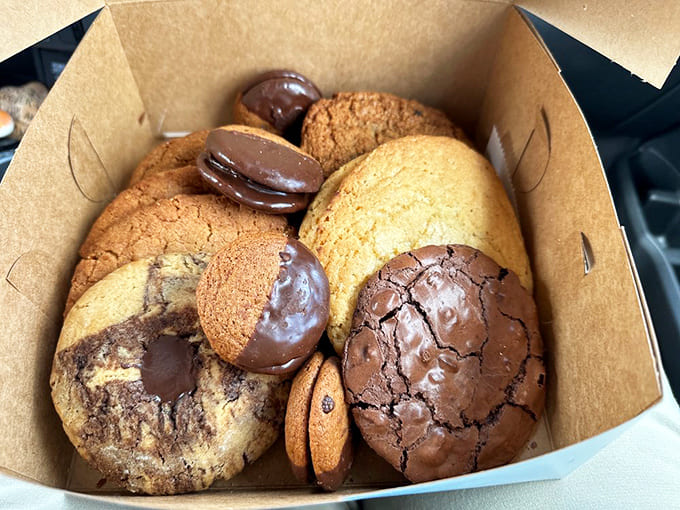 A cookie assortment that looks like it was designed specifically to make decision-making impossible, and we're not complaining.