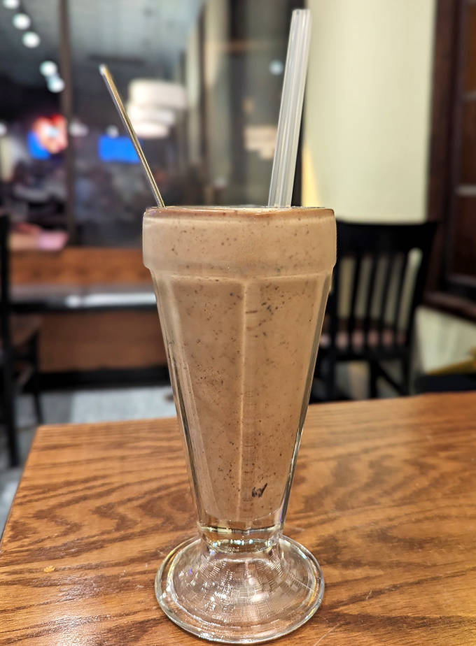 Each malt is a hand-crafted masterpiece, with tiny flecks of malt powder visible throughout &ndash; evidence of the care that goes into every glass.