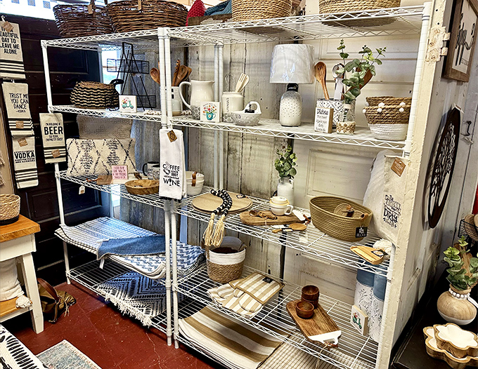 Kitchen essentials arranged with such care you might forget they're functional items and not just clever decor pieces.