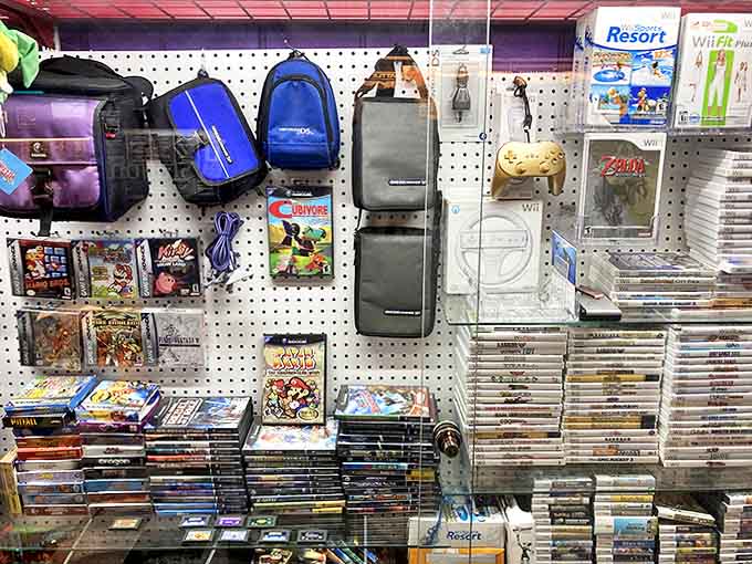 Gaming merchandise displays showcase how digital characters have jumped from screens into our everyday lives &ndash; Pikachu approves this message.