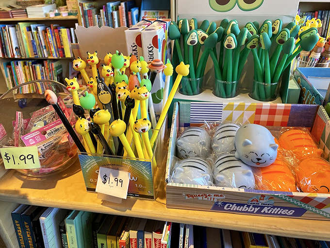 Whimsical pens topped with avocados and cute creatures prove that serious reading doesn't have to come with a serious attitude.