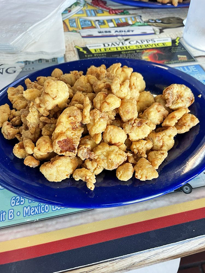 The legendary fried gator tail – a Florida delicacy that's earned its place on the menu and in the hearts of adventurous eaters.