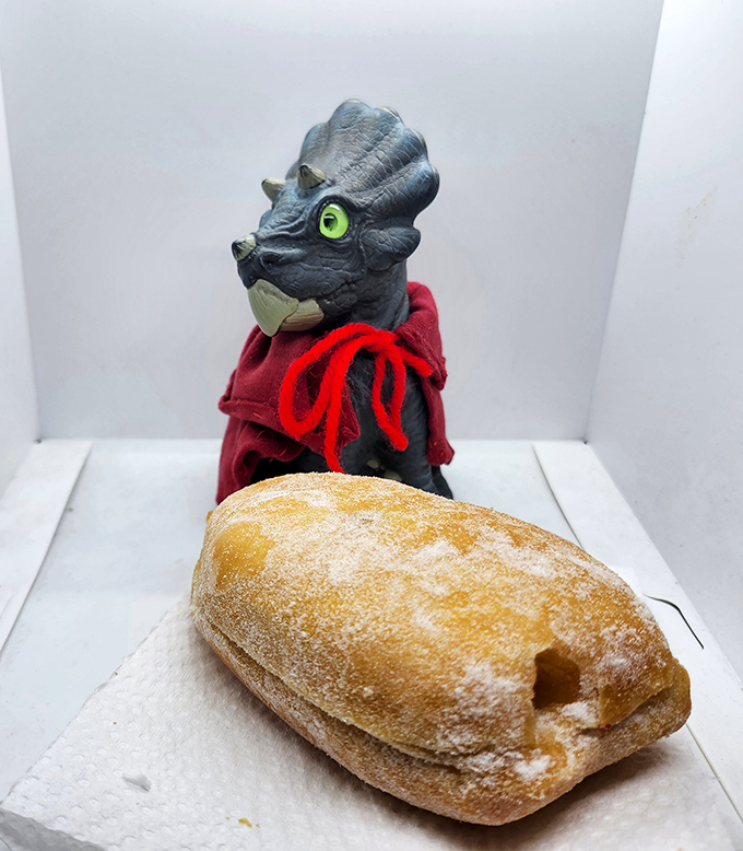 That's not just an apple donut – it's autumn's greatest hits album compressed into a handheld delight.