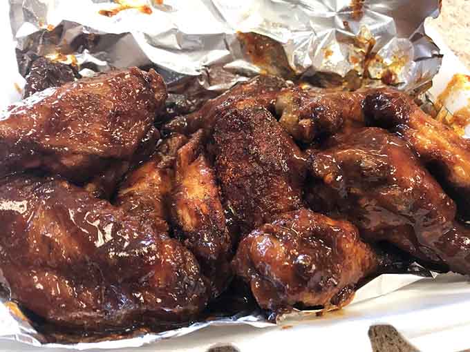 These barbecue wings have nothing to do with buffalo sauce and everything to do with smoke, proving chicken deserves a spot at the barbecue table.