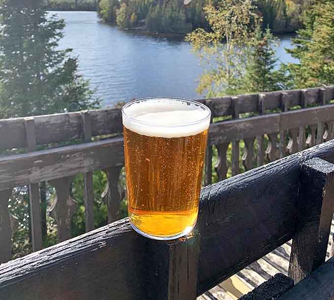 The perfect companion to a Minnesota sunset &ndash; a golden lager catching the light as the wilderness stretches out before you.