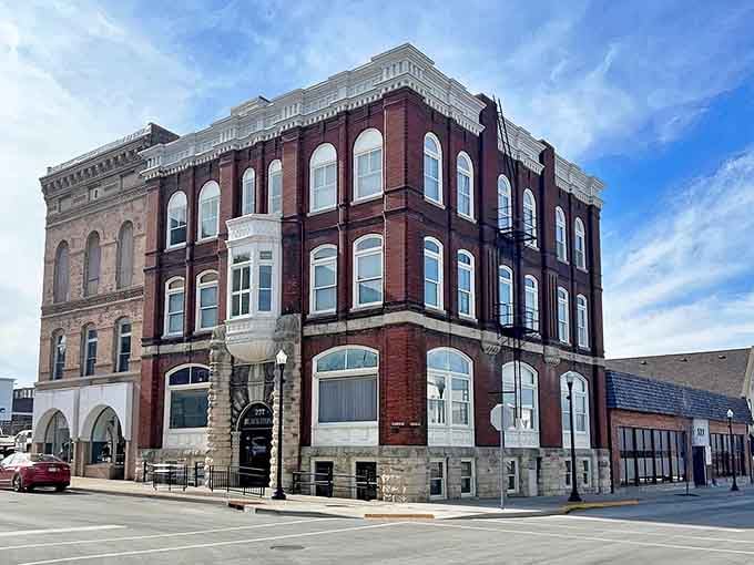 The Blackstone Building's ornate stonework and grand proportions transport visitors back to America's Gilded Age, when architecture spoke of permanence and prosperity.