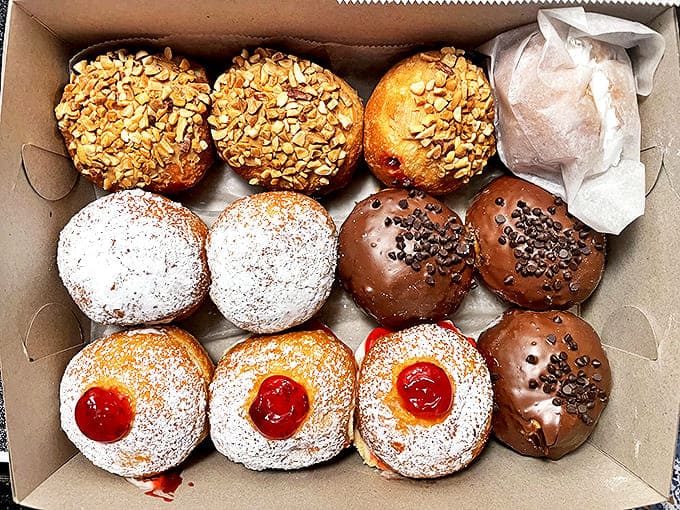 A box of New Palace treasures &ndash; the perfect bribe for coworkers or peace offering when you're running late to family dinner.