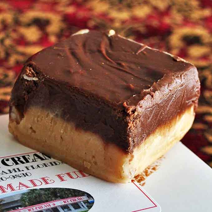 This chocolate and peanut butter fudge square isn't just a dessert &ndash; it's edible architecture with layers so perfect they deserve their own blueprint.
