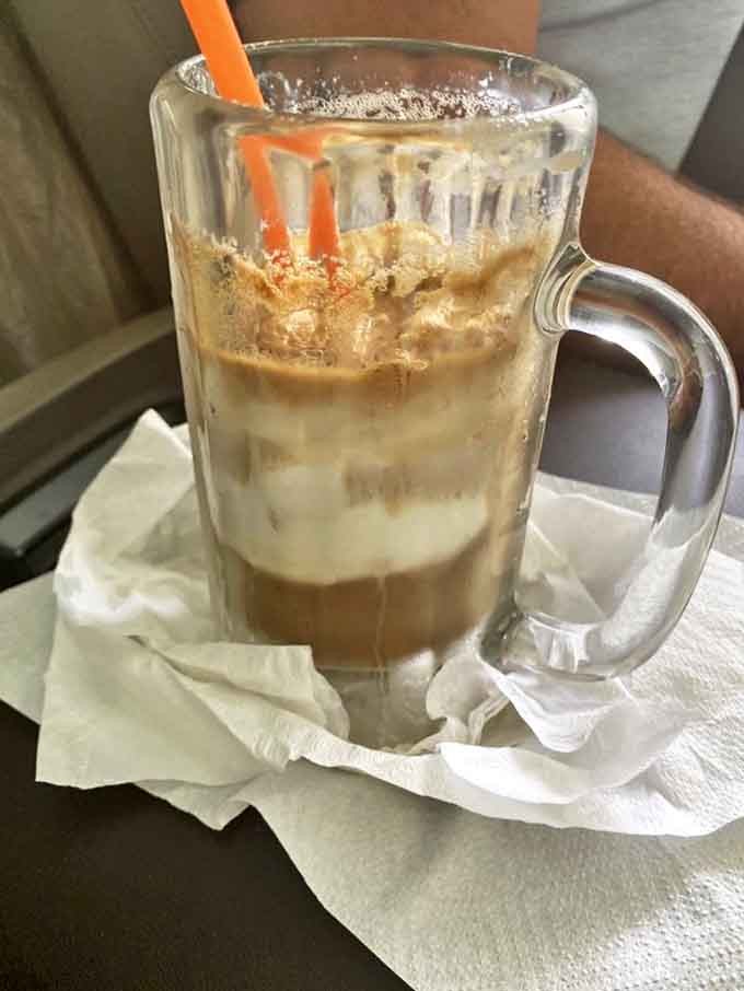 A root beer float that borders on the spiritual – creamy vanilla ice cream slowly melting into that magical brew, creating a dessert experience worth savoring.
