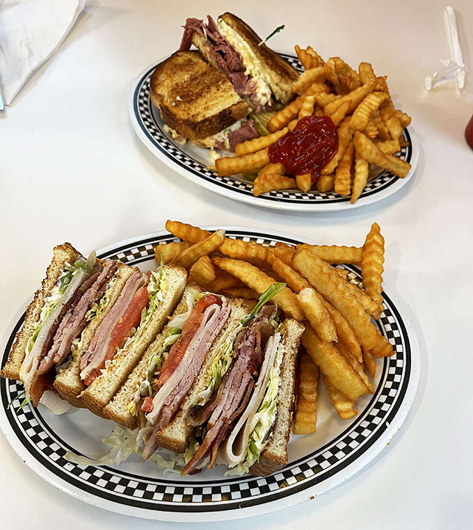 This club sandwich stands tall and proud &ndash; a skyscraper of freshness that proves Nicky D's excellence extends well beyond the burger realm.