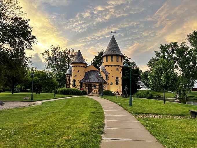 Comstock Cabin: This storybook cottage with its whimsical turrets looks like it was plucked from a European fairy tale and planted in Michigan soil.