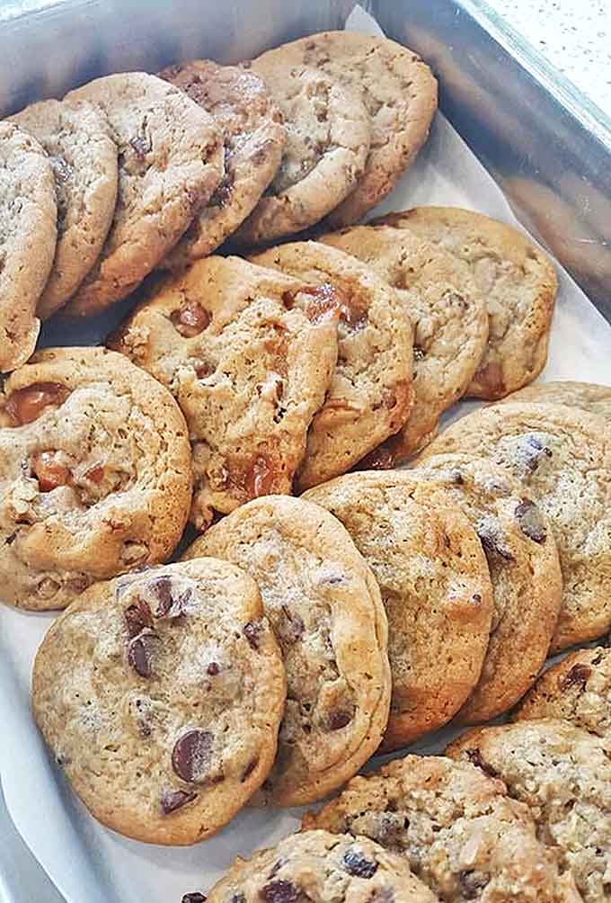 These aren't just cookies; they're supporting actors in the ice cream drama, ready to steal the show with chunks of chocolate and perfect chewiness.