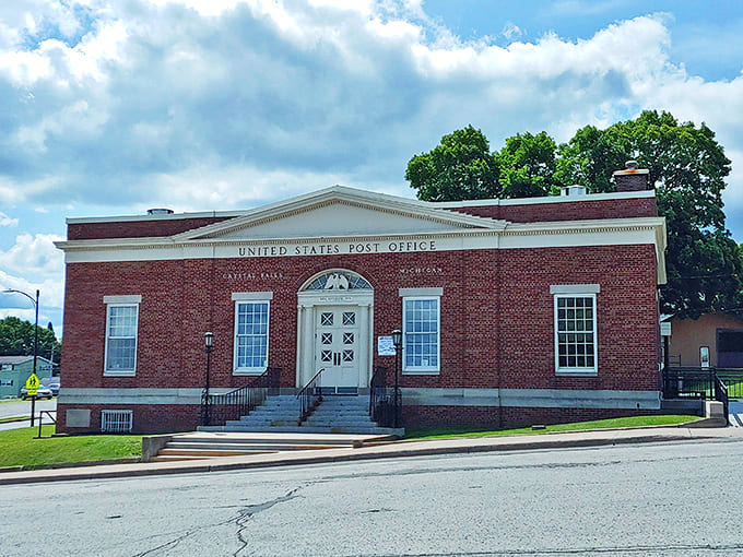 Even the Post Office in Crystal Falls has personality &ndash; a brick building that's witnessed countless letters carrying news both good and bad.
