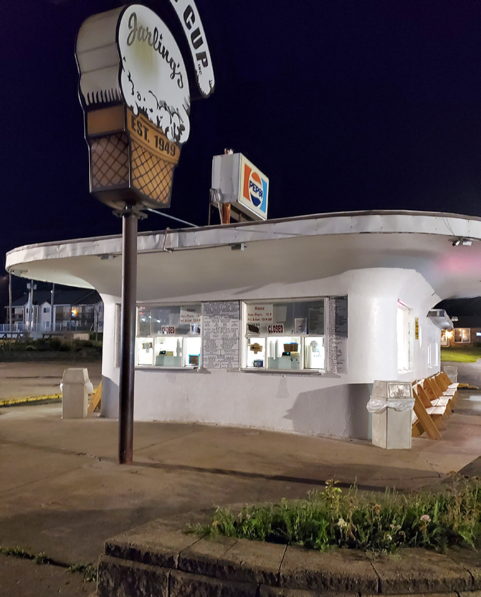 Custard Cup's iconic stand has been serving frozen happiness since the 1940s, proving that some pleasures never go out of style.