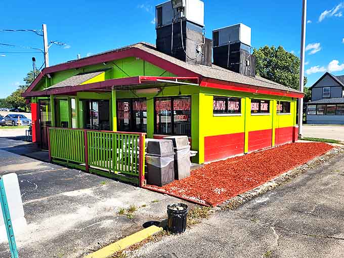 El Rayo's technicolor facade might be the most honest advertising in town &ndash; as bold and unapologetic as the authentic flavors served within these walls.