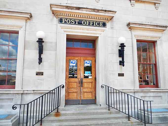 The historic Post Office stands as a testament to when mail delivery was an art form and letters carried weight.