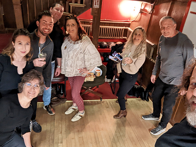 Friends gather to experience bowling as it was meant to be &ndash; social, unhurried, and blissfully free from digital distractions.