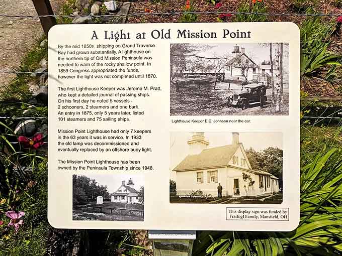 Jerome Pratt's first day as keeper saw just 5 vessels pass by; within five years, he'd logged over 175 ships navigating these waters.
