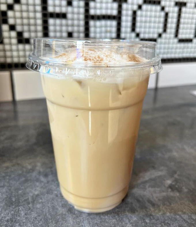 The iced tiramisu latte&mdash;where coffee meets dessert in a cup. It's the kind of drink that makes you question why regular coffee even exists.
