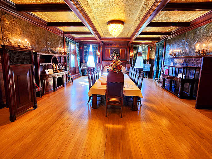 Where the silverware is fancier than your wedding china. Silk wall coverings have witnessed more high-society gossip than a century of tabloids.