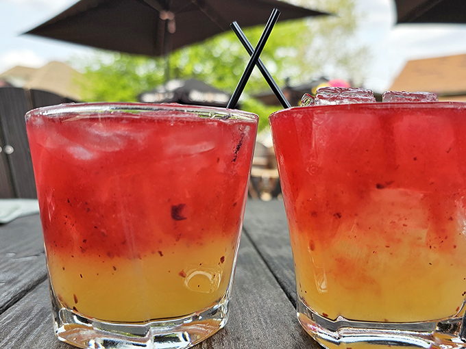 Layered Cocktails: These sunset-in-a-glass beauties taste as good as they look&mdash;a rare feat in the world of Instagram-bait beverages.