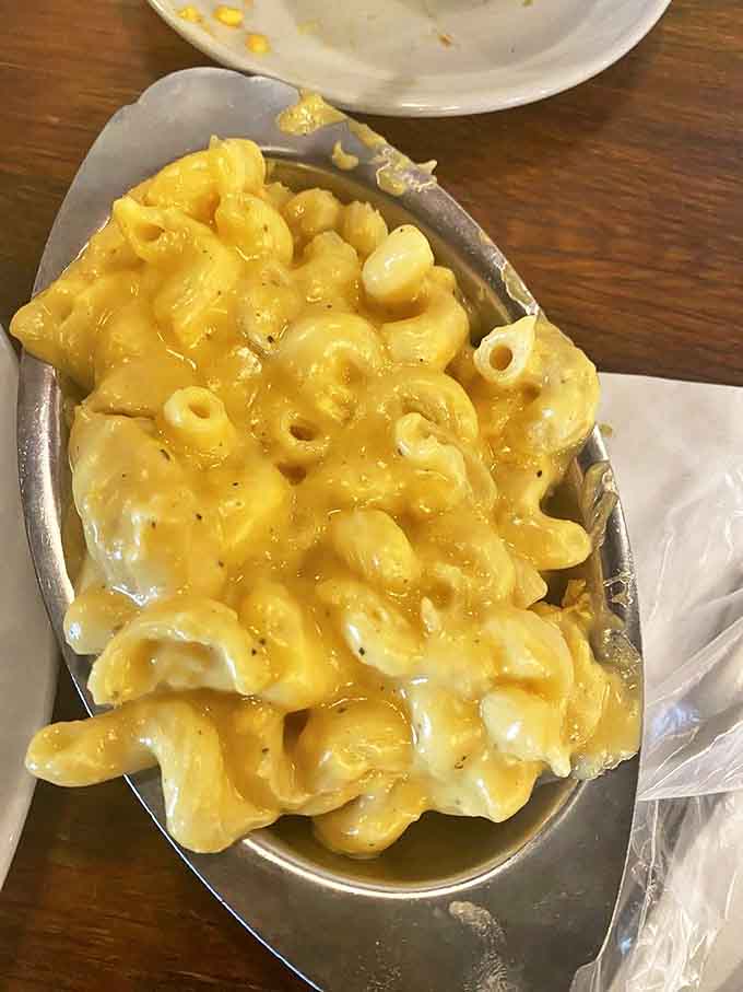 Mac & cheese that achieves the impossible: sophisticated enough for adults while still making your inner child do a happy dance.