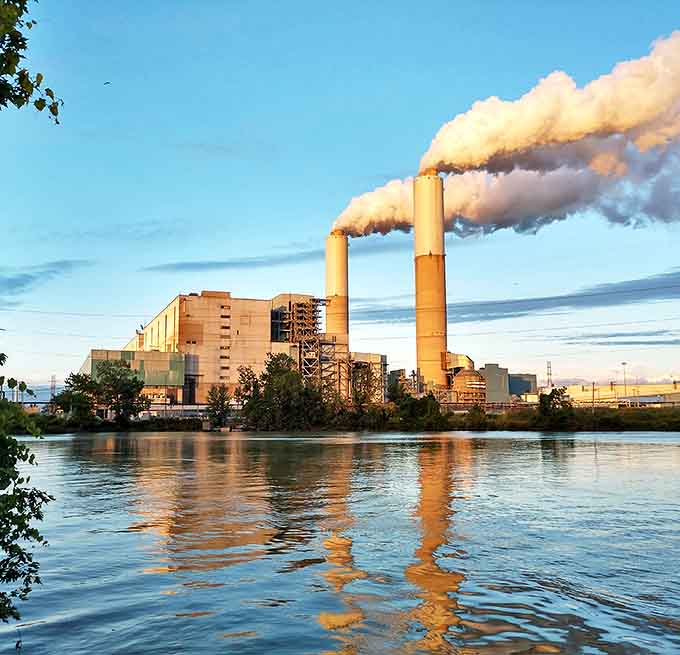The Monroe Power Plant represents the industrial backbone that powers communities and reminds us where electricity actually comes from, folks.