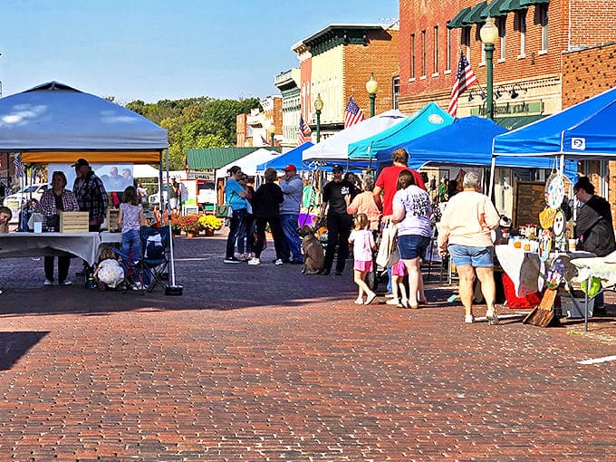 The farmers market transforms brick streets into a feast for the senses where "locally sourced" isn't a marketing gimmick.